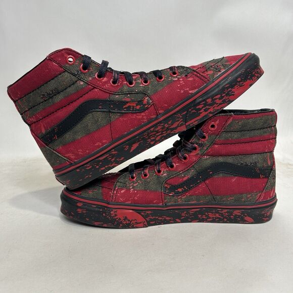 Vans | Shoes | Vans X House Of Terror Sk8 Hi Nightmare On Elm Street ...